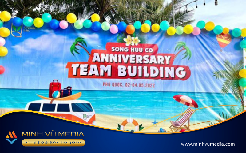 Gợi Ý 50+ Backdrop Team Building Ấn Tượng, Sáng Tạo, Độc Đáo