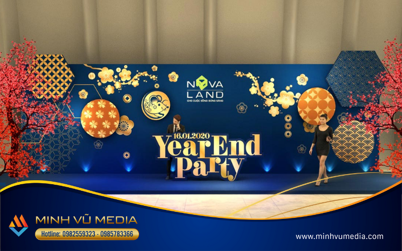 TOP 50+ Mẫu Year End Party Backdrop Tinh Tế, Ấn Tượng Nhất