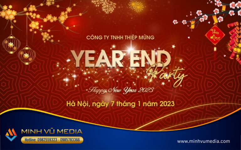 TOP 50+ Mẫu Year End Party Backdrop Tinh Tế, Ấn Tượng Nhất